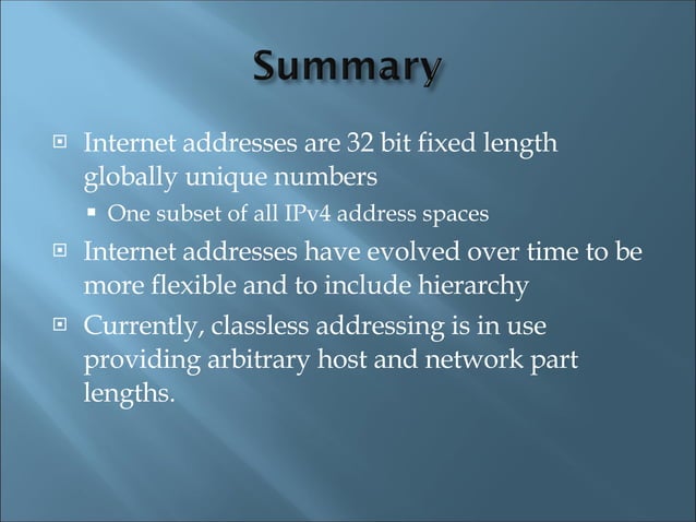 IP Addressing | PPT