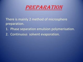 MAGNETIC MICROSPHERE | PPTX