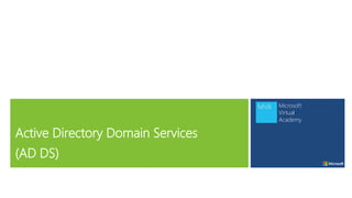 ADDS (Active directory Domain Service) in side server | PPTX