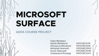 Microsoft Surface | PDF