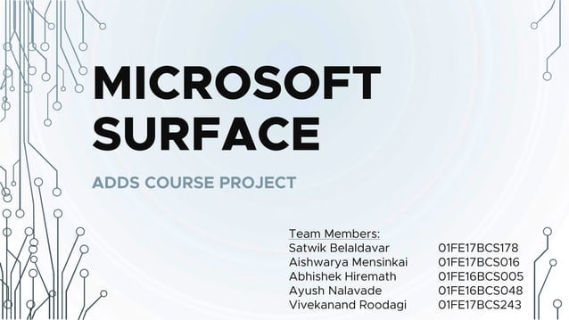 Microsoft Surface | PPT