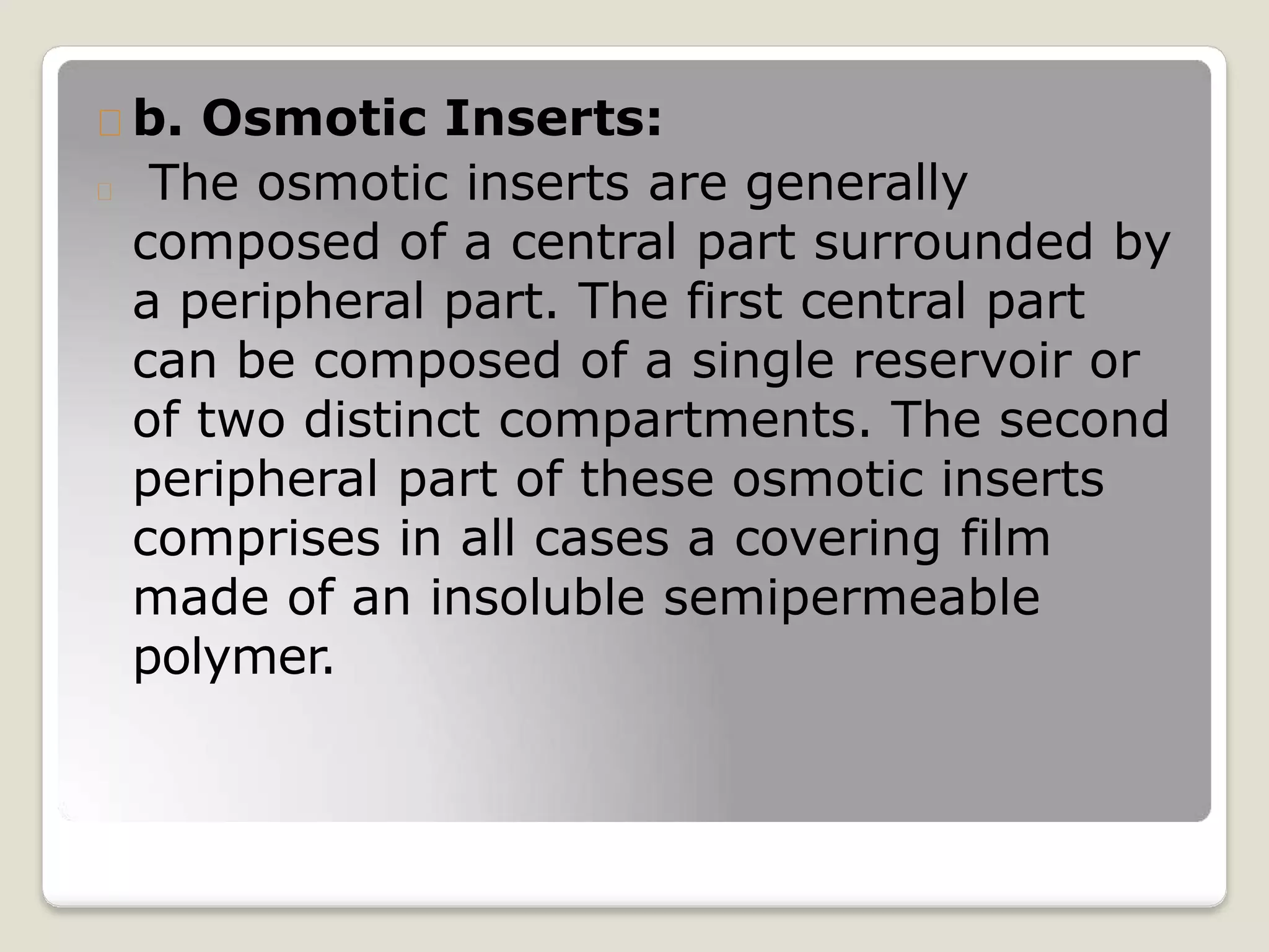 Ophthalmic Inserts | PPTX