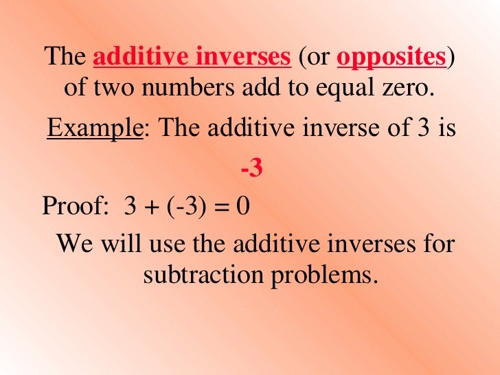 Integers
