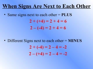 Add Sub Integers | PPT