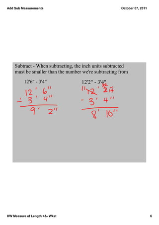Add sub measurements notes | PDF