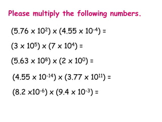 Add sub mul_div_scientific_notation | PPT