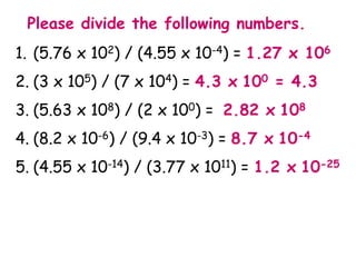 Add sub mul_div_scientific_notation | PPT