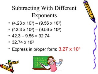 add subtract scientific notation.ppthfkfkktktkfkf | PPT