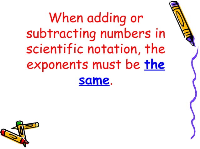 add subtract scientific notation.ppthfkfkktktkfkf | PPT