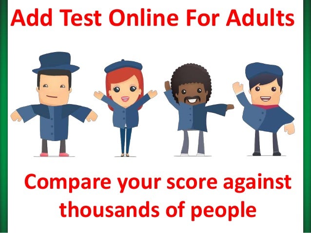 Add test online for adults