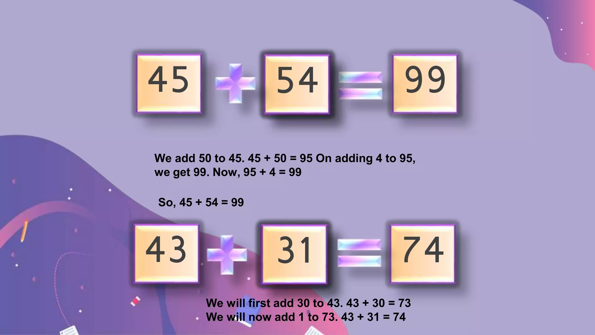 Addtion with easy way | PPT