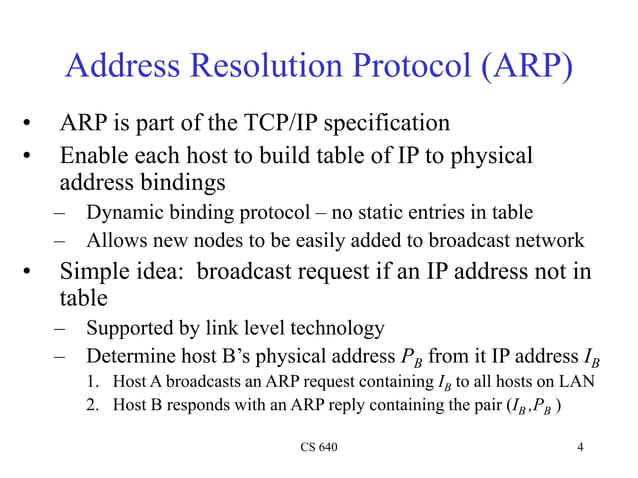 IP/MAC Address Translation | PPT
