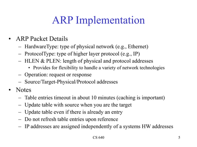 IP/MAC Address Translation | PPT