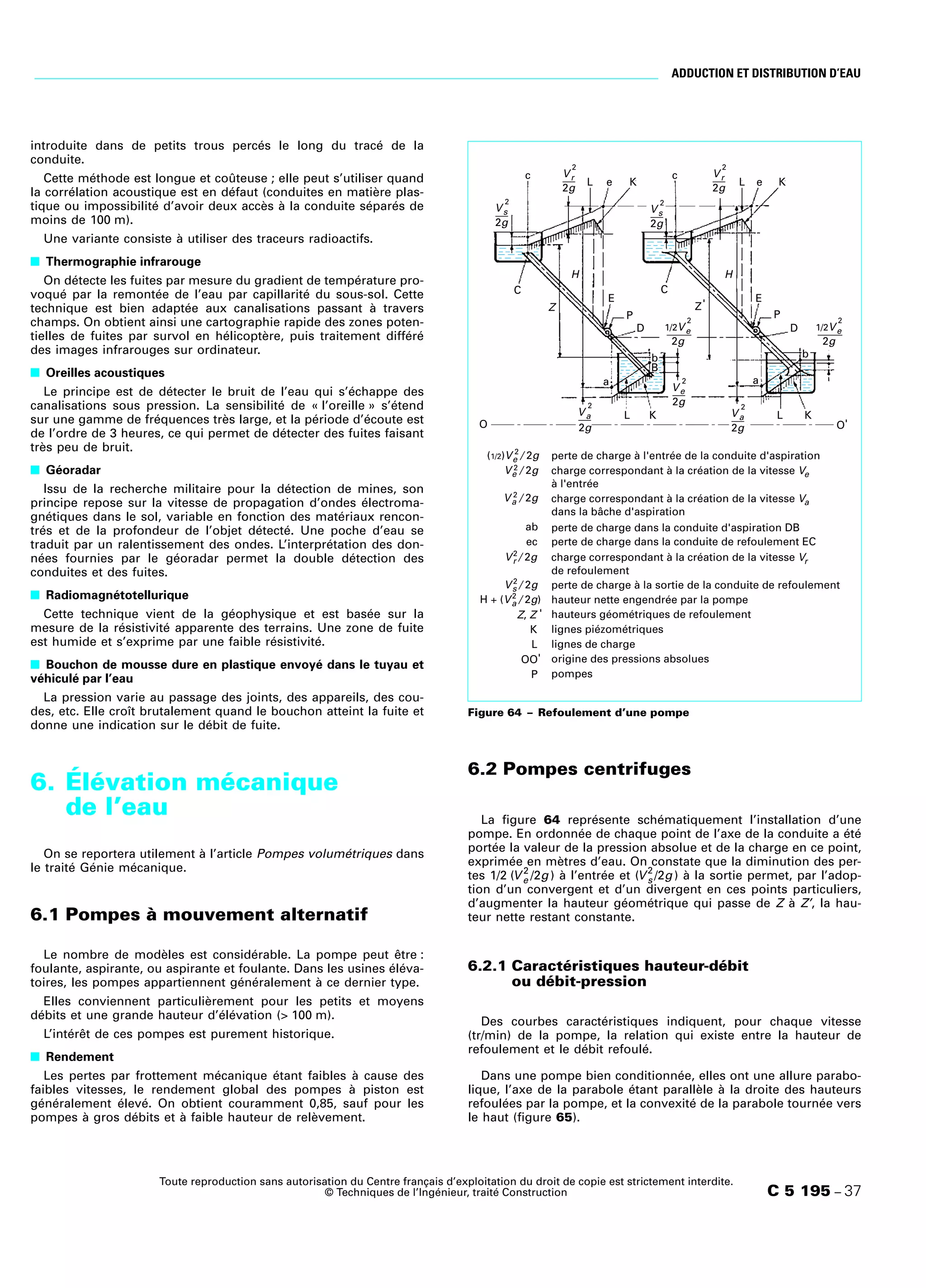 Adduction et distribution d’eau | PDF