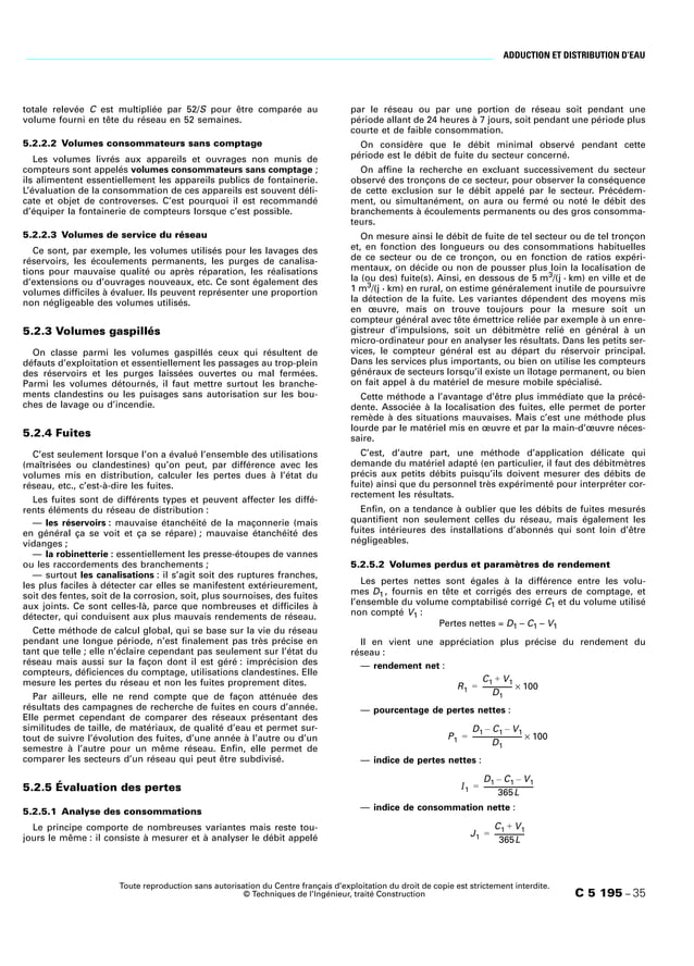 Adduction et distribution d’eau | PDF