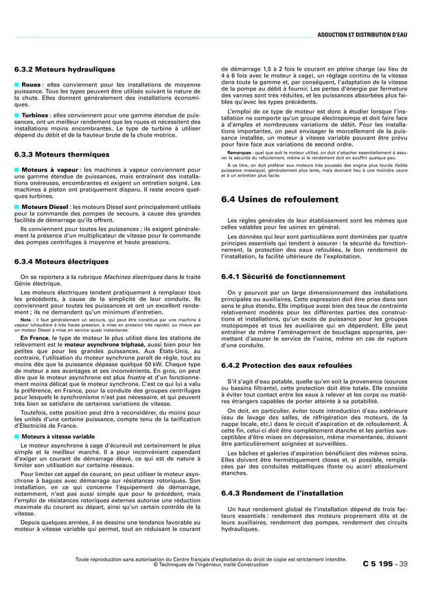 Adduction et distribution d’eau | PDF