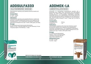 Addvet catalogue injectable | PDF