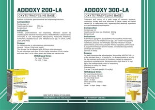 Addvet catalogue injectable | PDF