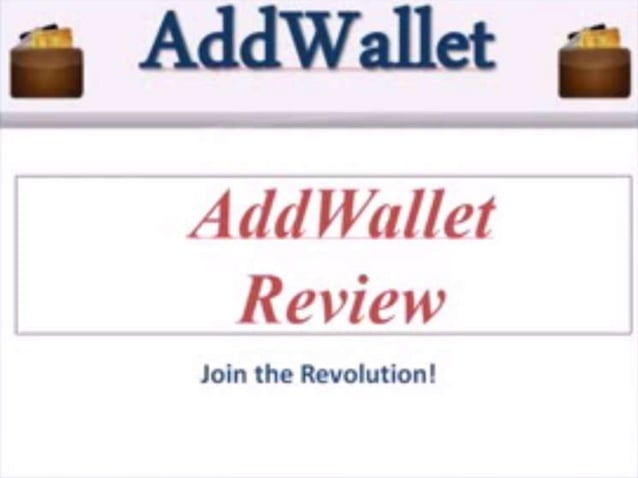 Addwallet | PPT