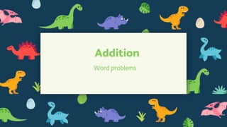 Addition word problem | PPT