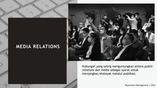 Penulisan Public Relations - Media Relations.pptx