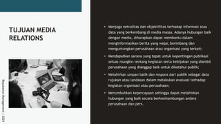 Penulisan Public Relations - Media Relations.pptx
