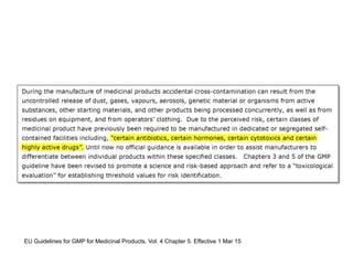 Presentation on Risk-Mapp, ADE, PDE, and multi-product facilities | PDF
