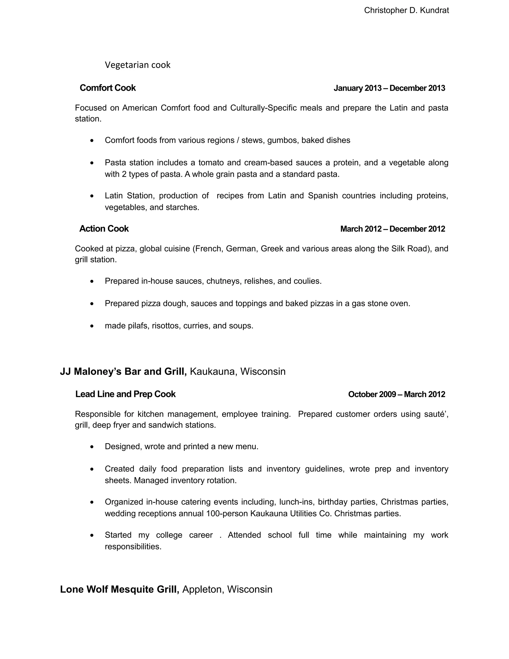 Chris Resume final | PDF