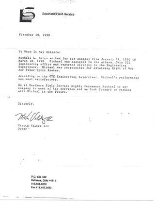 letters of rec | PDF