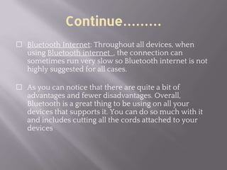 BLUETOOTH _TECHNOLOGY | PPTX