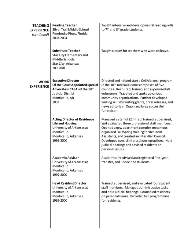 Kristine resume 2015 draft 1 | DOCX