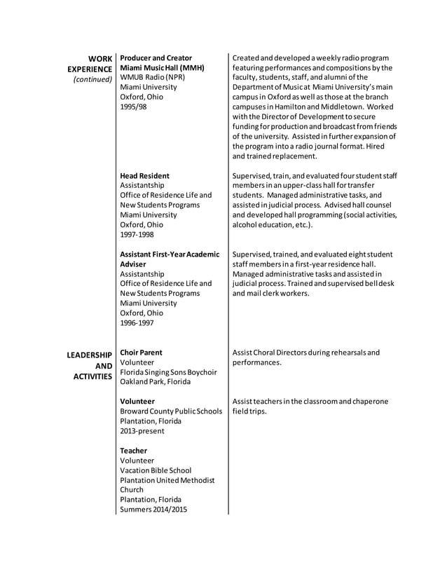 Kristine resume 2015 draft 1 | DOCX
