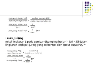Lingkaran Busur dan juring lingkaran.pptx