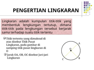 Lingkaran Busur dan juring lingkaran.pptx