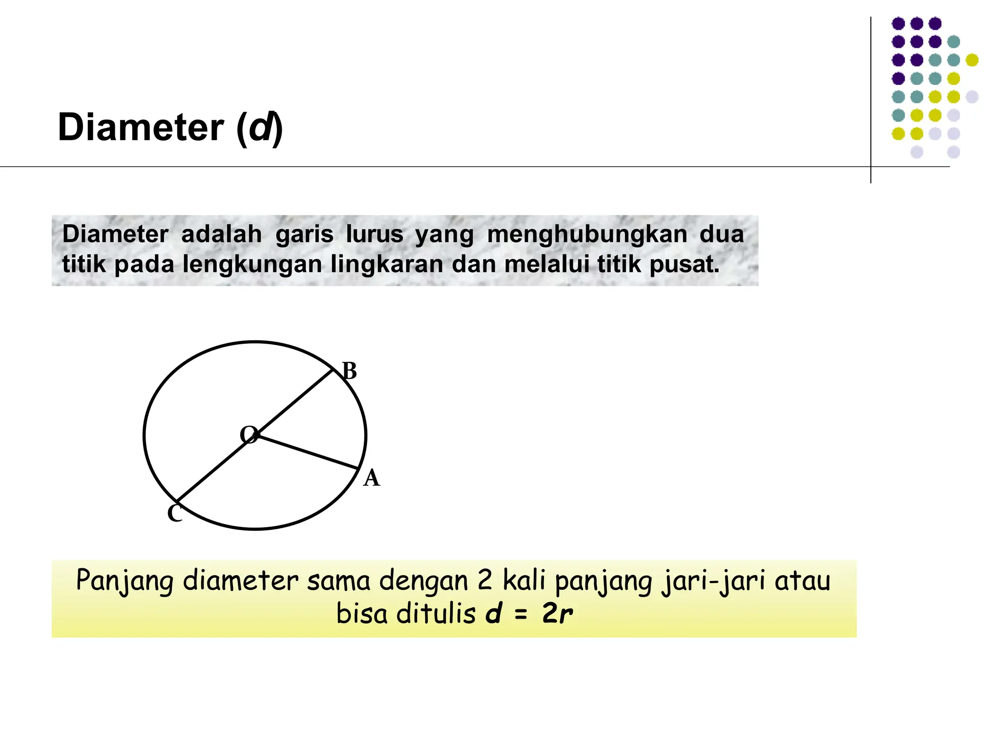 Materi matematika kelas 8 Bab lingkaran, | PPTX