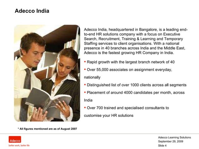 Adecco Learning Solutions | PPT