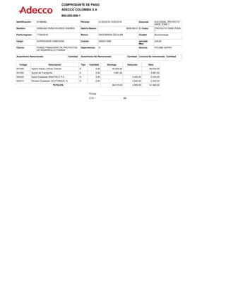 Adecco payroll | PDF