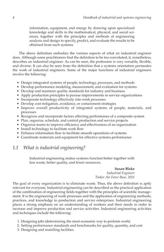 Handbook of Industrial and Systems Engineering (2nd, 2014) | PDF