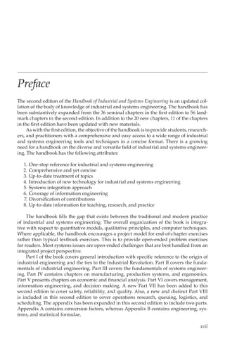 Handbook of Industrial and Systems Engineering (2nd, 2014) | PDF