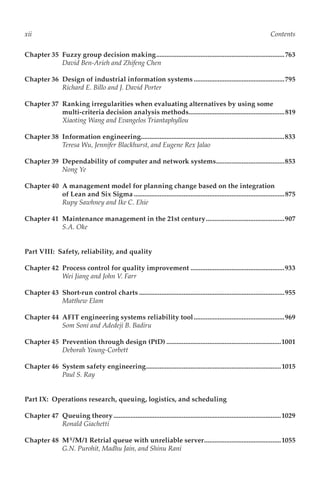 Handbook of Industrial and Systems Engineering (2nd, 2014) | PDF