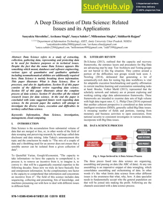 A Deep Dissertion Of Data Science Related Issues And Its Applications | PDF