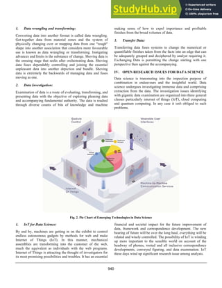 A Deep Dissertion Of Data Science Related Issues And Its Applications | PDF