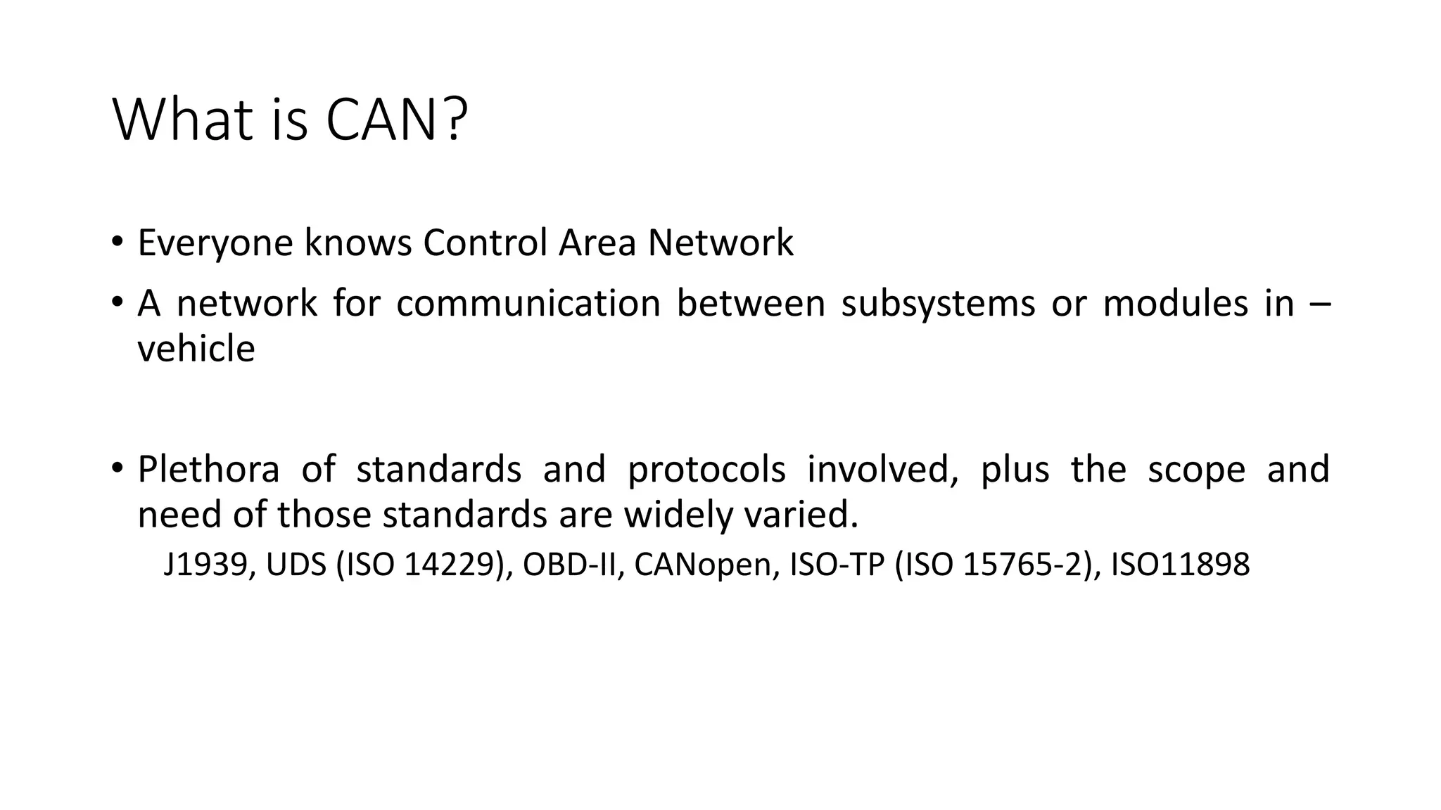 A deep dive into CAN | PPTX