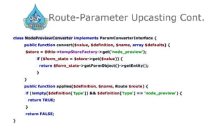 A deep dive into Drupal 8 routing | PPT