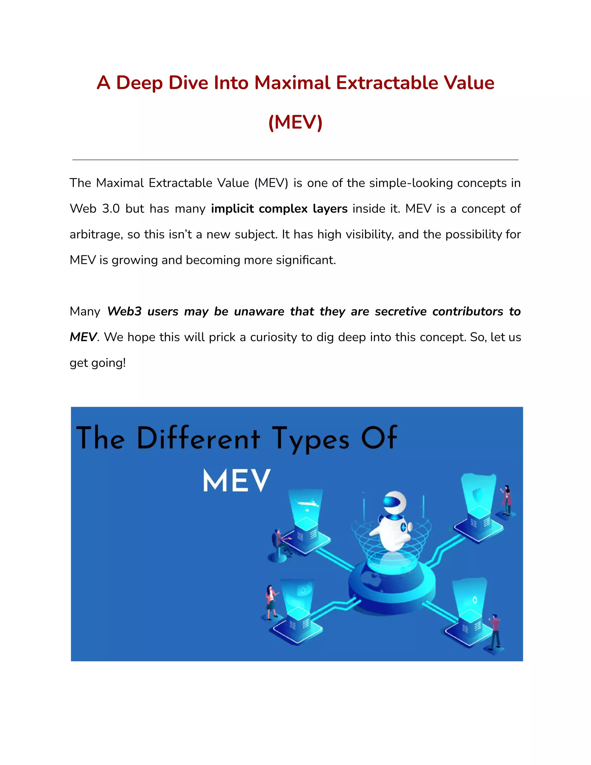 A Deep Dive Into Maximal Extractable Value (MEV).pdf