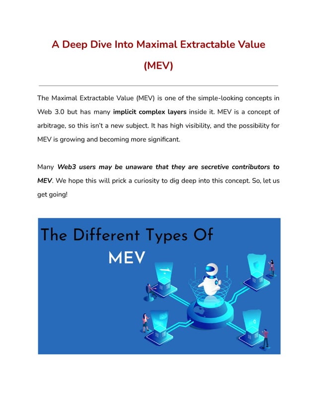 A Deep Dive Into Maximal Extractable Value (MEV).pdf