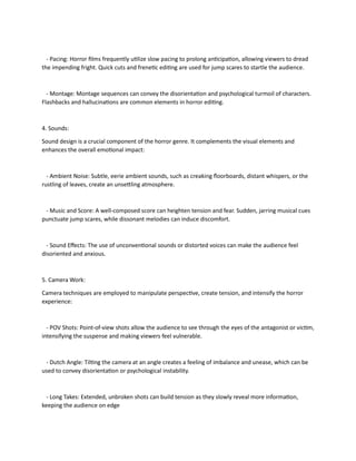 A Deep Dive into the Cinematic Elements of Horror Genre.docx ...