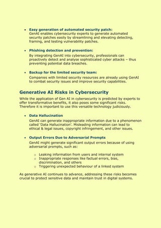 A Deep Dive Into The Growing Use Of Generative AI In Cyber Security.pdf