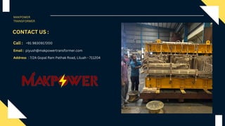 A Deep Dive into the Key Features of India's Leading Power Transformer Company | PPT