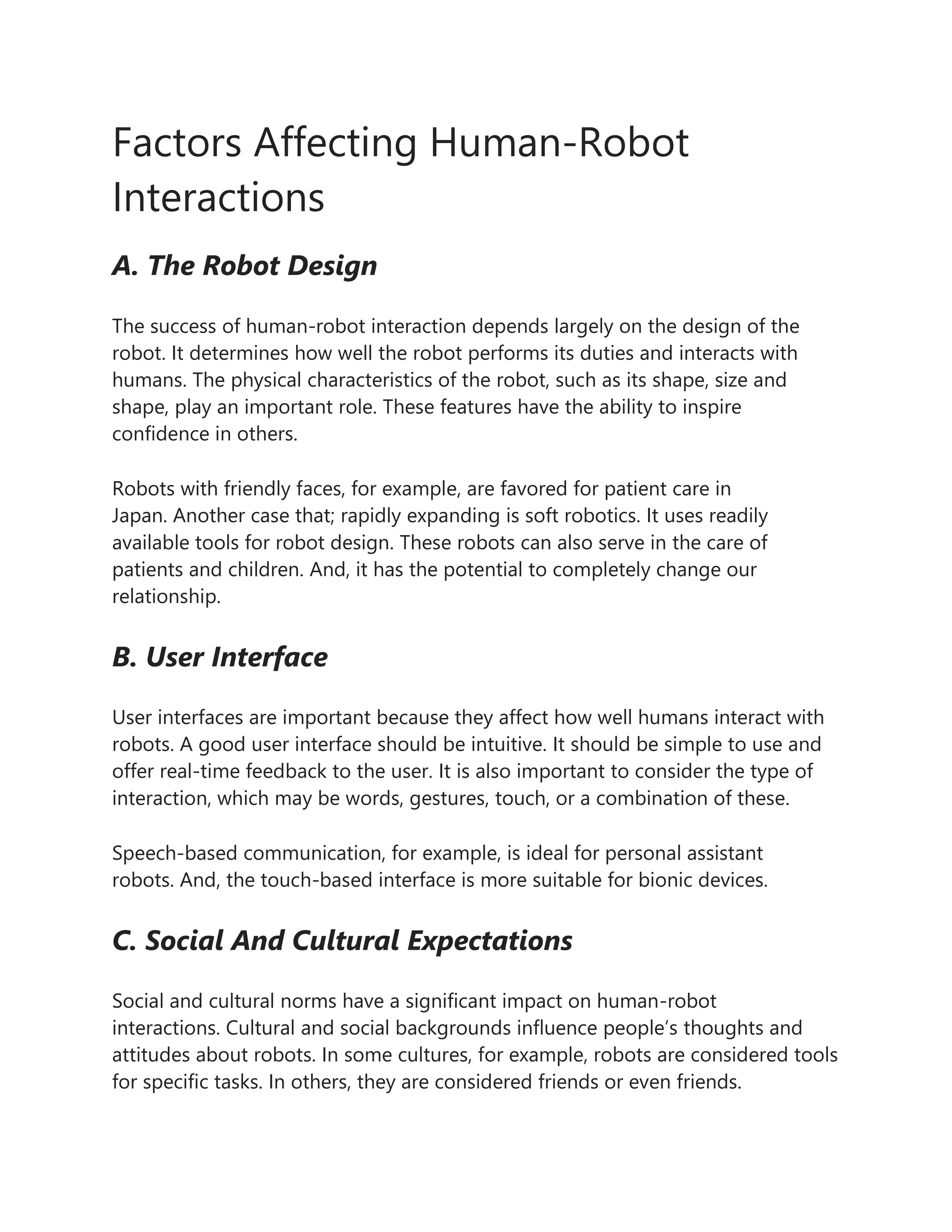 A deep dive into the mechanics of human-robot interaction | PDF | Robotics | Technology & Computing